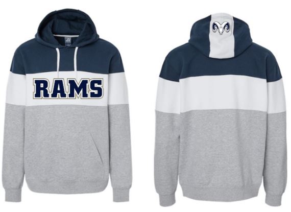 ROCHESTER RAMS COLORBLOCK HOODIE – ThreadZ & Ink